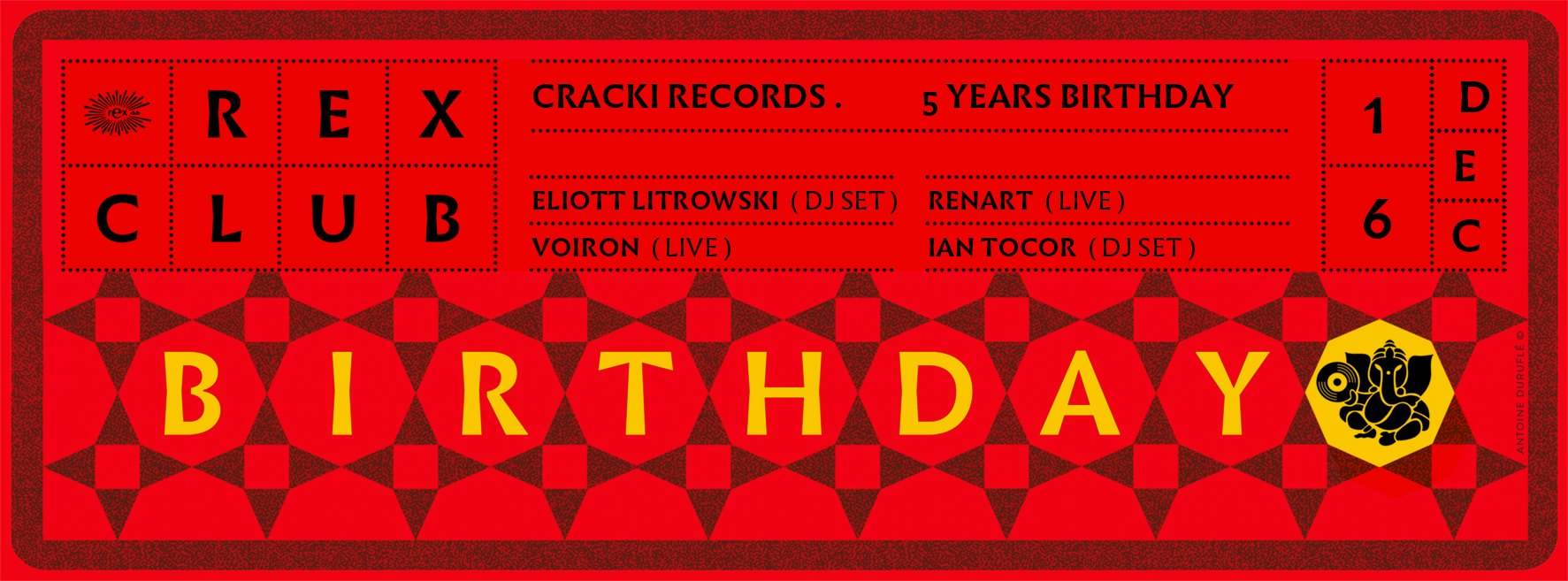 Joyeux anniversaire Cracki Records